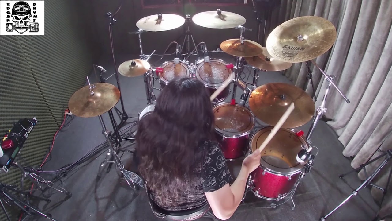 LOUDNESS - EDGAR DRUMS drum cover LOUDNESS IN THE MIRROR - YouTube