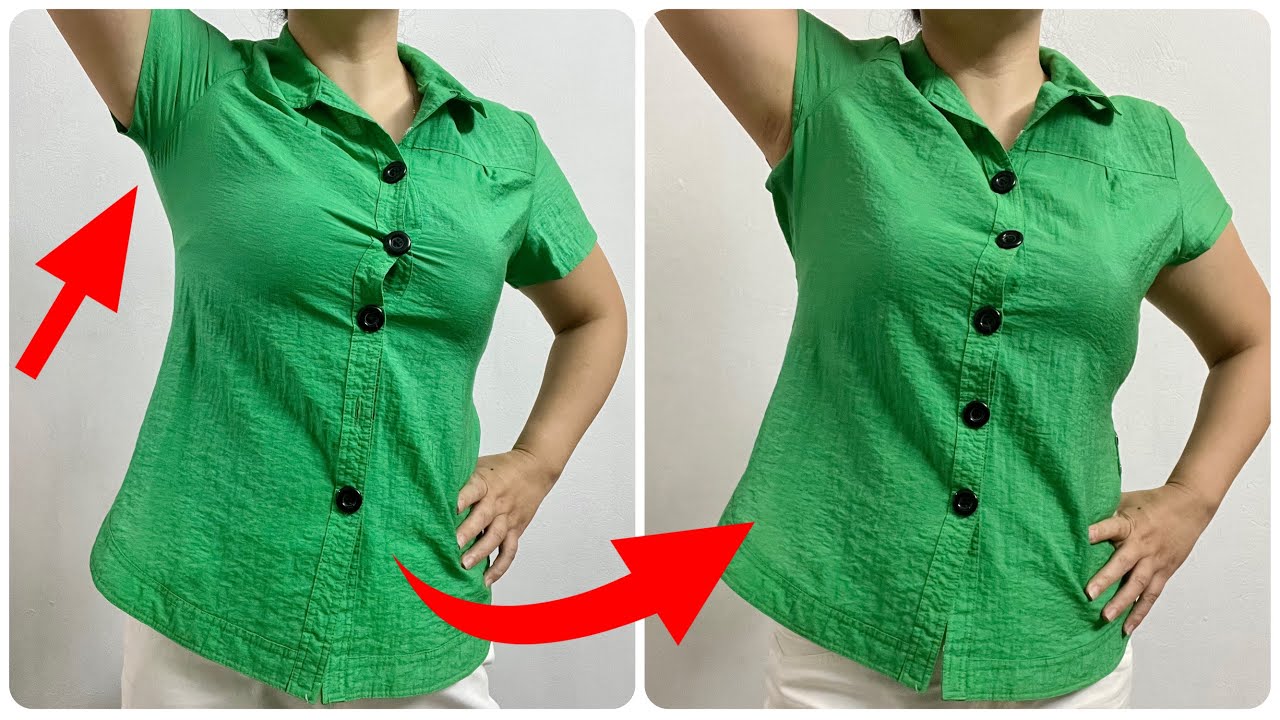 👚The secret to expanding a shirt without adding any fabric other than ...