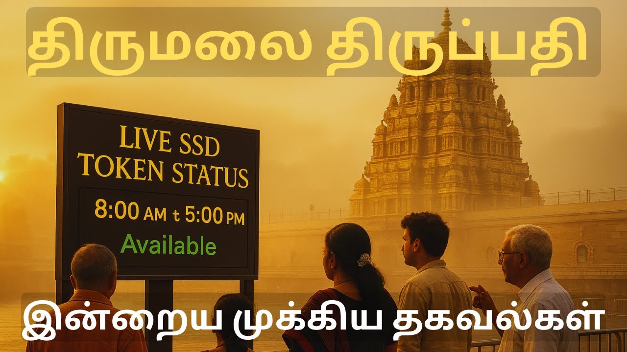 Tirupati Today LIVE: SSD Tokens, Divya Darshan, Rooms &Sarvadarshan ...
