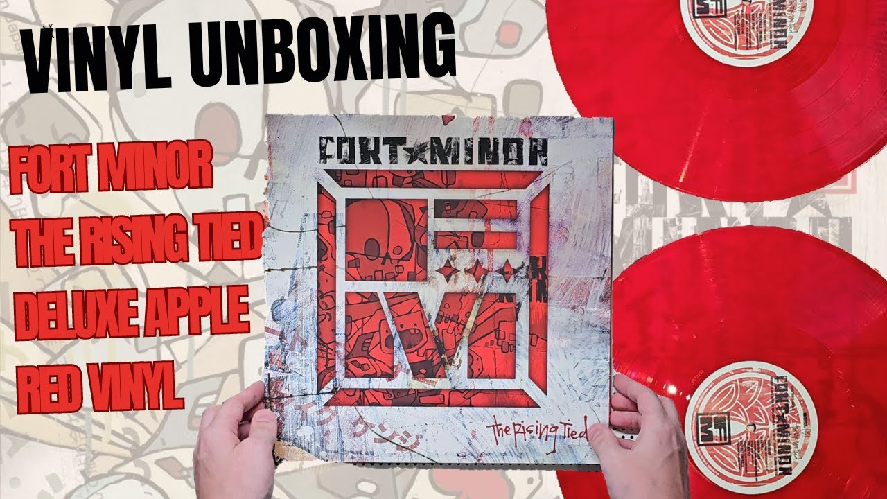 VINYL UNBOXING: FORT MINOR | THE RISING TIED | DELUXE APPLE RED VINYL ...