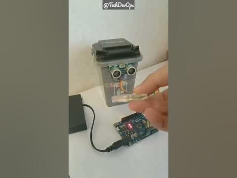 Smart dustbin using arduino #arduino #diy #iot #technology #bugbounty #electronics #raspberrypi ...