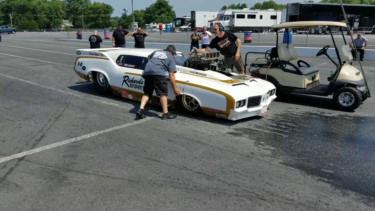 Tom Bailey's Olds/Hurst Pro Mod June 30, 2017 - YouTube