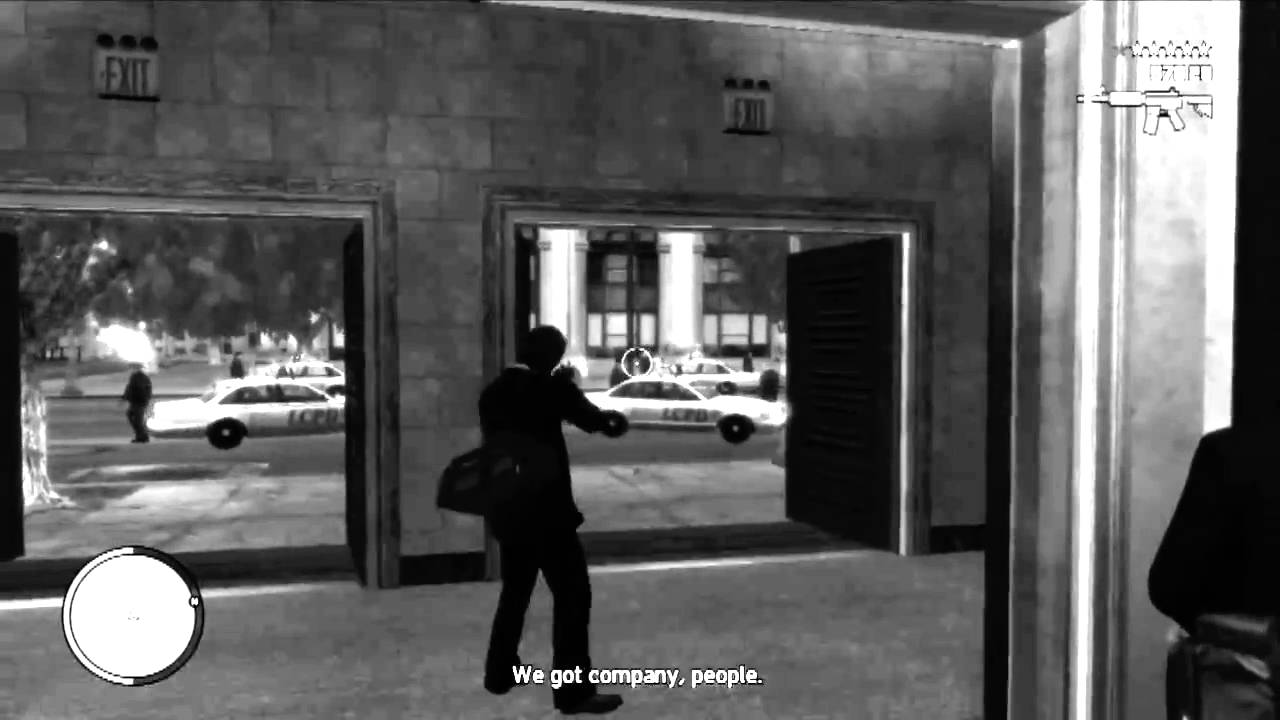 GTA IV: Bank robbery mission - YouTube