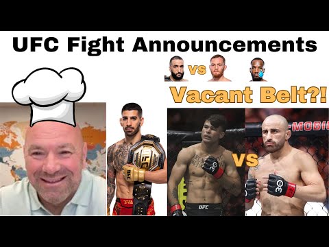 MASSIVE UFC 314 & 315 Fight Announcements - Ilia Topuria, Alexander Volkanovski, Belal Muhamod