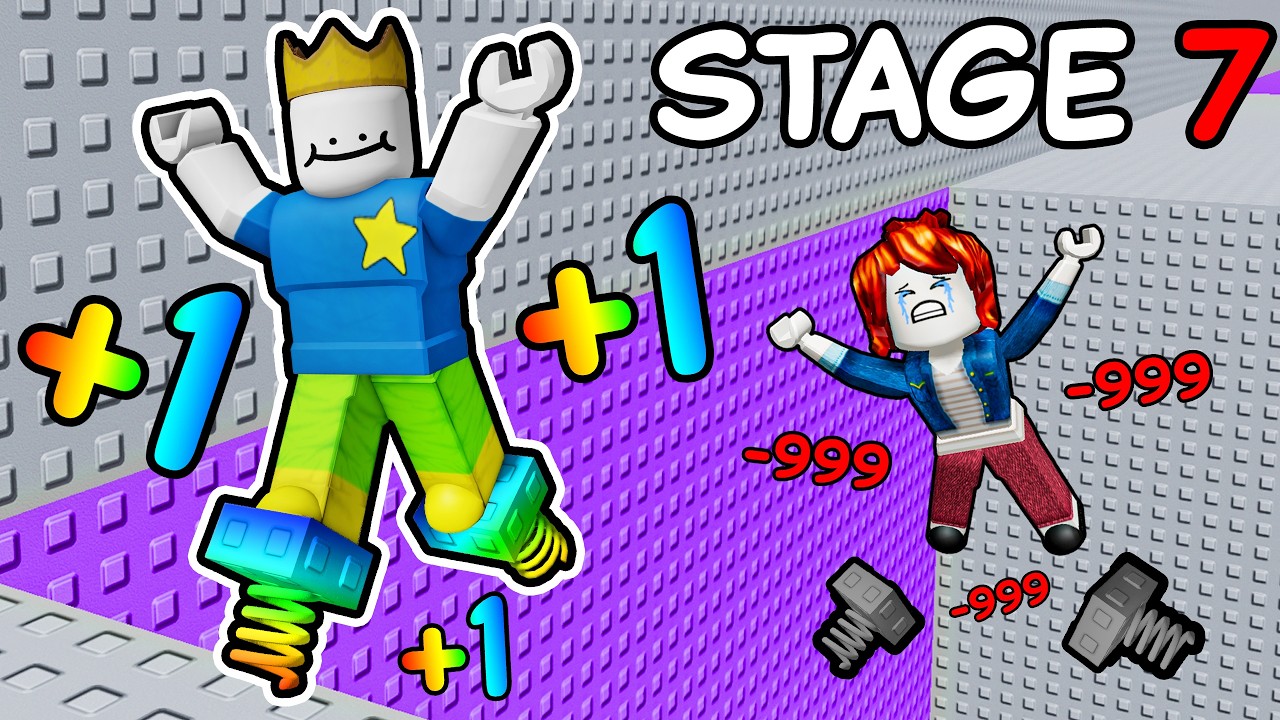 Every Second +1 SPRING SHOE POWER to ESCAPE Roblox Tower... - YouTube