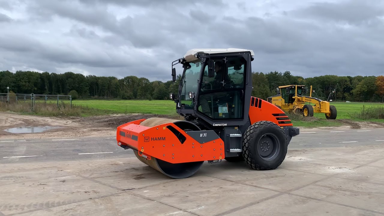 Hamm H7i Rolller - Year: 2021 - Kubota Engine - YouTube