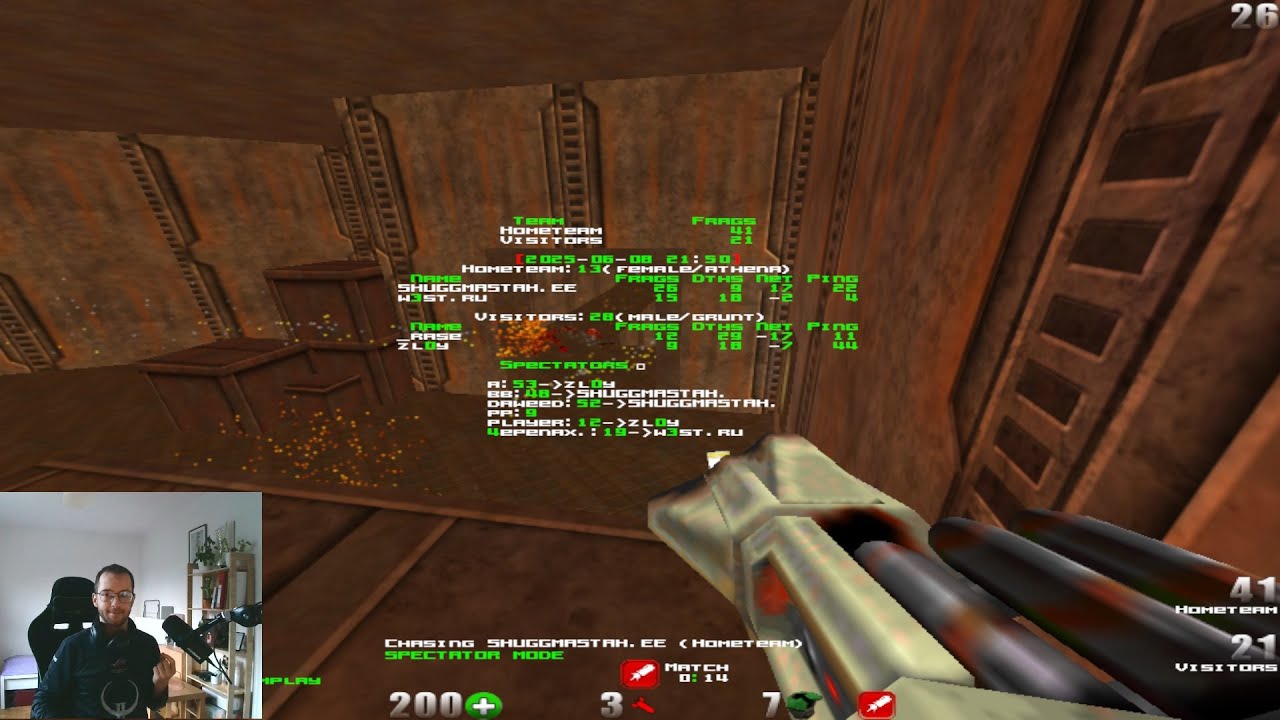 QUAKE 2 | pub matches / ffa / tdm / duel | POV daweed - YouTube