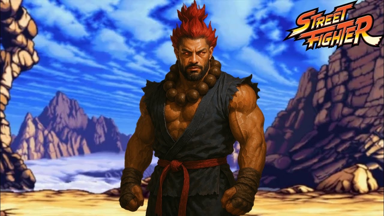 Roman Reigns play as Akuma in Street Fighter Live Action Movie - YouTube