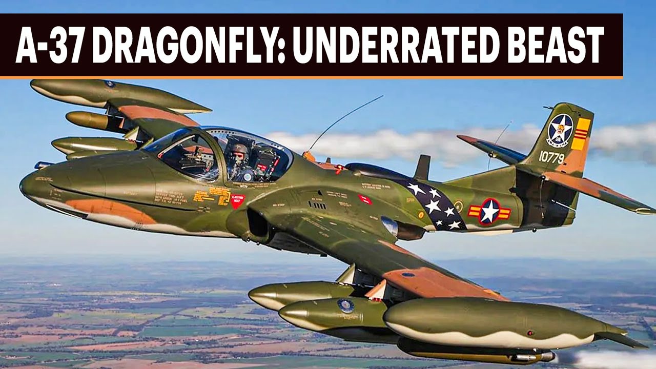 The GREATEST ATTACK Jet You've Never Heard Of- The A37 Dragonfly - YouTube