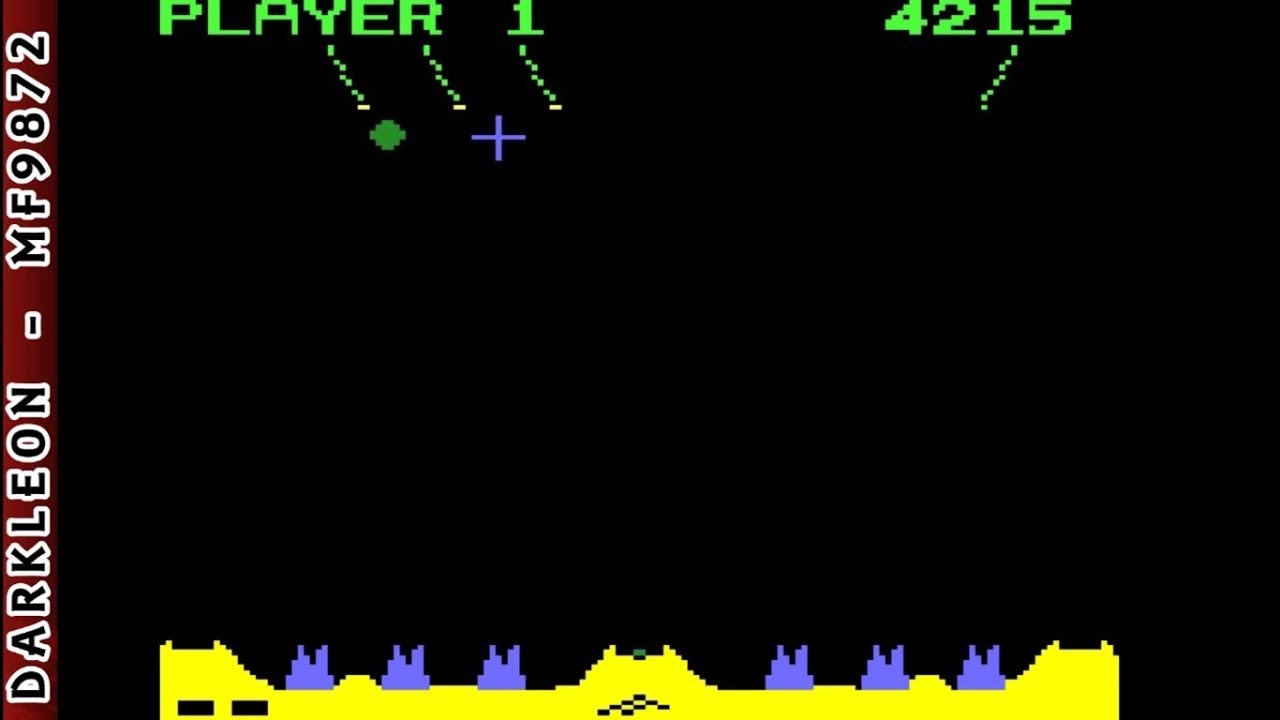 Game Gear - Arcade Classics - Missile Command © 1996 Sega - Gameplay ...