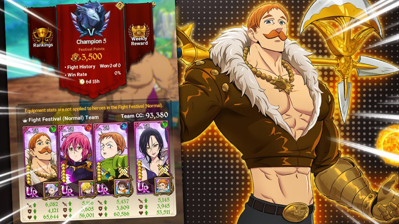 ESCANOR DOMINATES GLOBAL PVP! Seven Deadly Sins: Grand Cross - YouTube