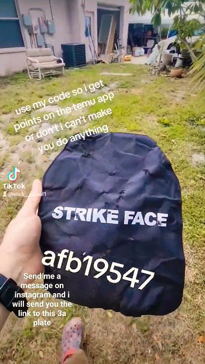 temu 3a body armor test - YouTube