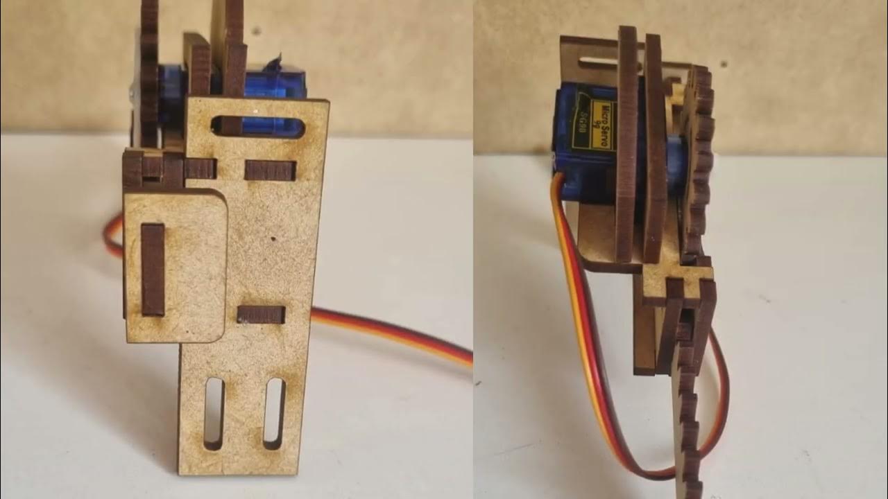 Piston activado por servo para proyectos de arduino, PLC, - YouTube