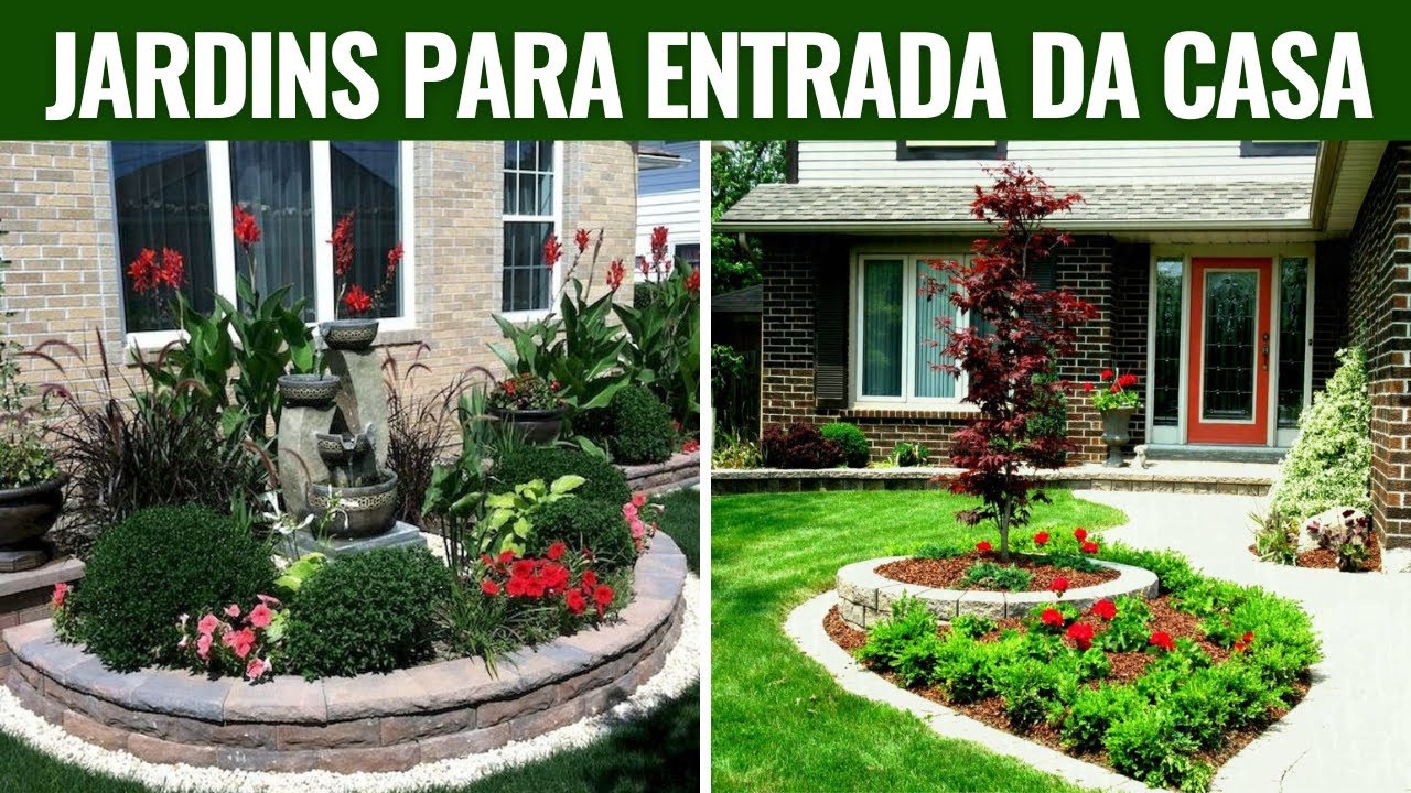 45 IDÉIAS DE JARDINS PARA FRENTE DA SUA CASA - YouTube