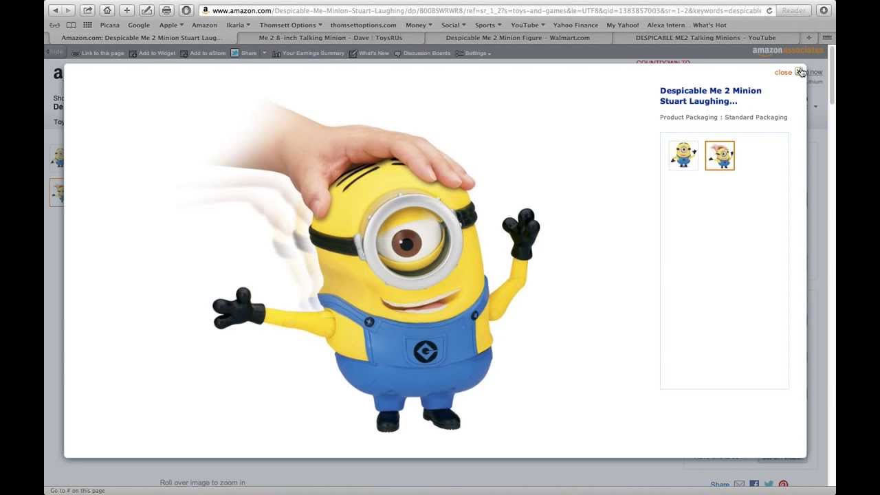 Despicable Me Talking Minions - Parents Review - YouTube