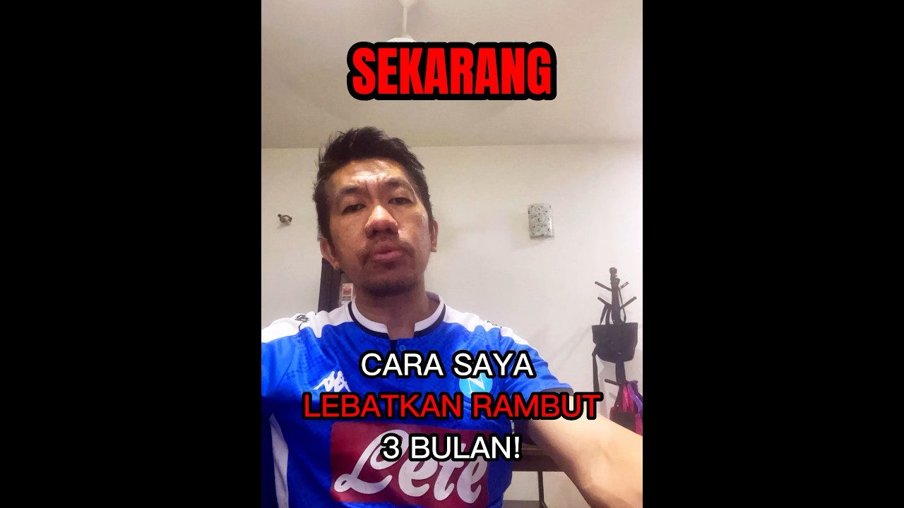 Cara saya LEBATKAN RAMBUT seawal 1 BULAN! #rambut #jambang #hairgrowth ...