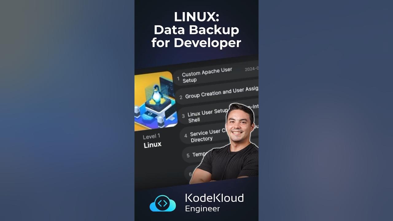 Performing Data Backup in Linux | KodeKloud Engineer | Linux Series #8 - YouTube