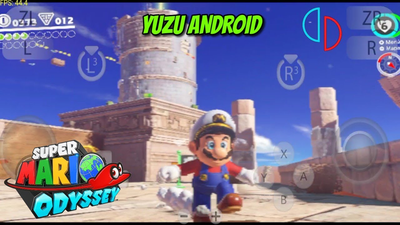 🎮Super Mario Odyssey| Yuzu Android Nueva versión 12 | Gameplay One plus ...