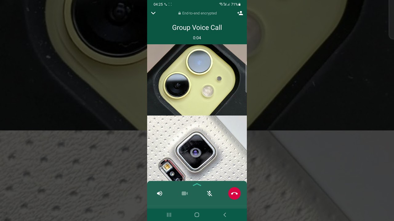 WhatsApp Incoming Group Voice Call – New Calling UI (S21 Ultra, Android ...
