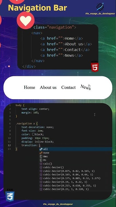 🔥 Stylish Navbar in HTML & CSS | Modern & Animated Design - YouTube
