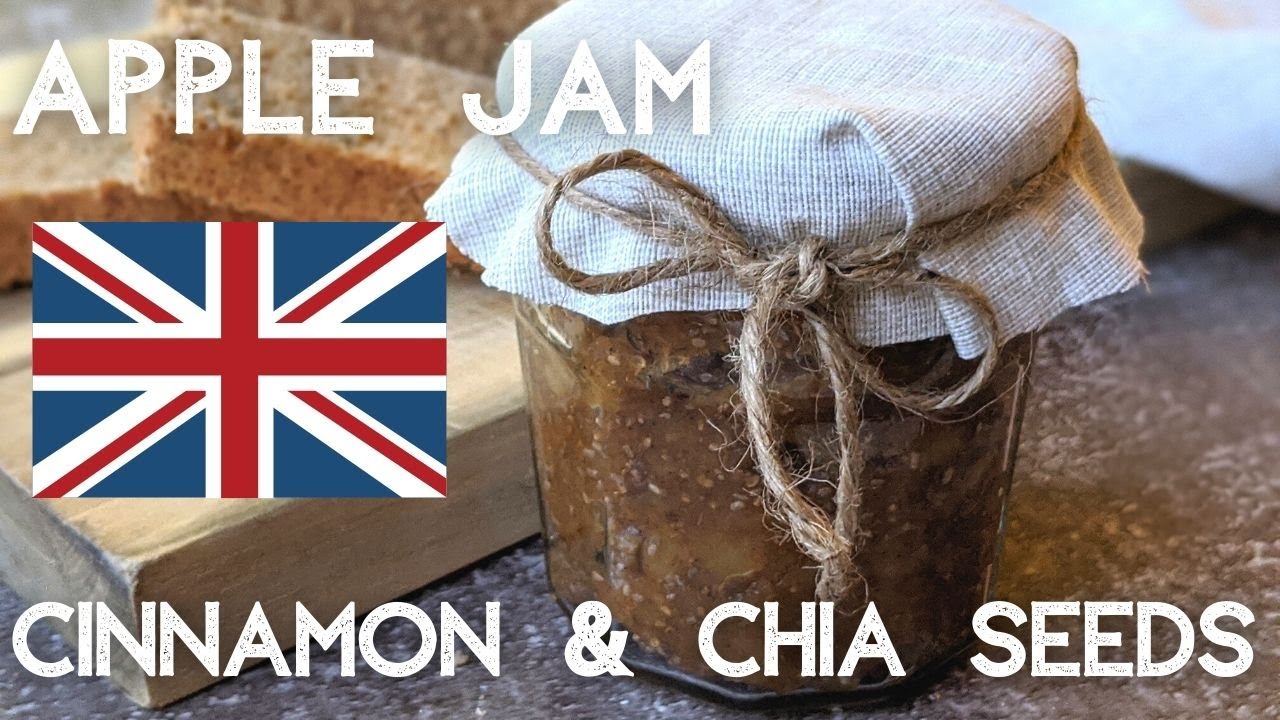 APPLE JAM WITH CINNAMON AND CHIA. LOW SUGAR, EASY AND QUICK RECIPE ...