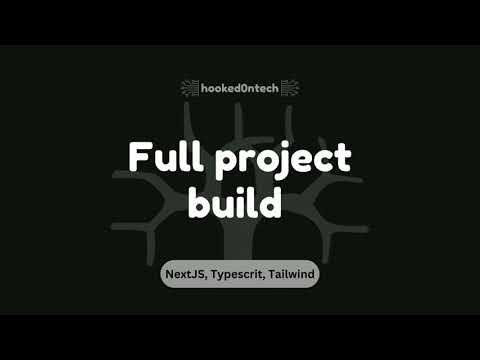 Full Project Build || NextJs, Typescript & Tailwind CSS - Part 1 - YouTube