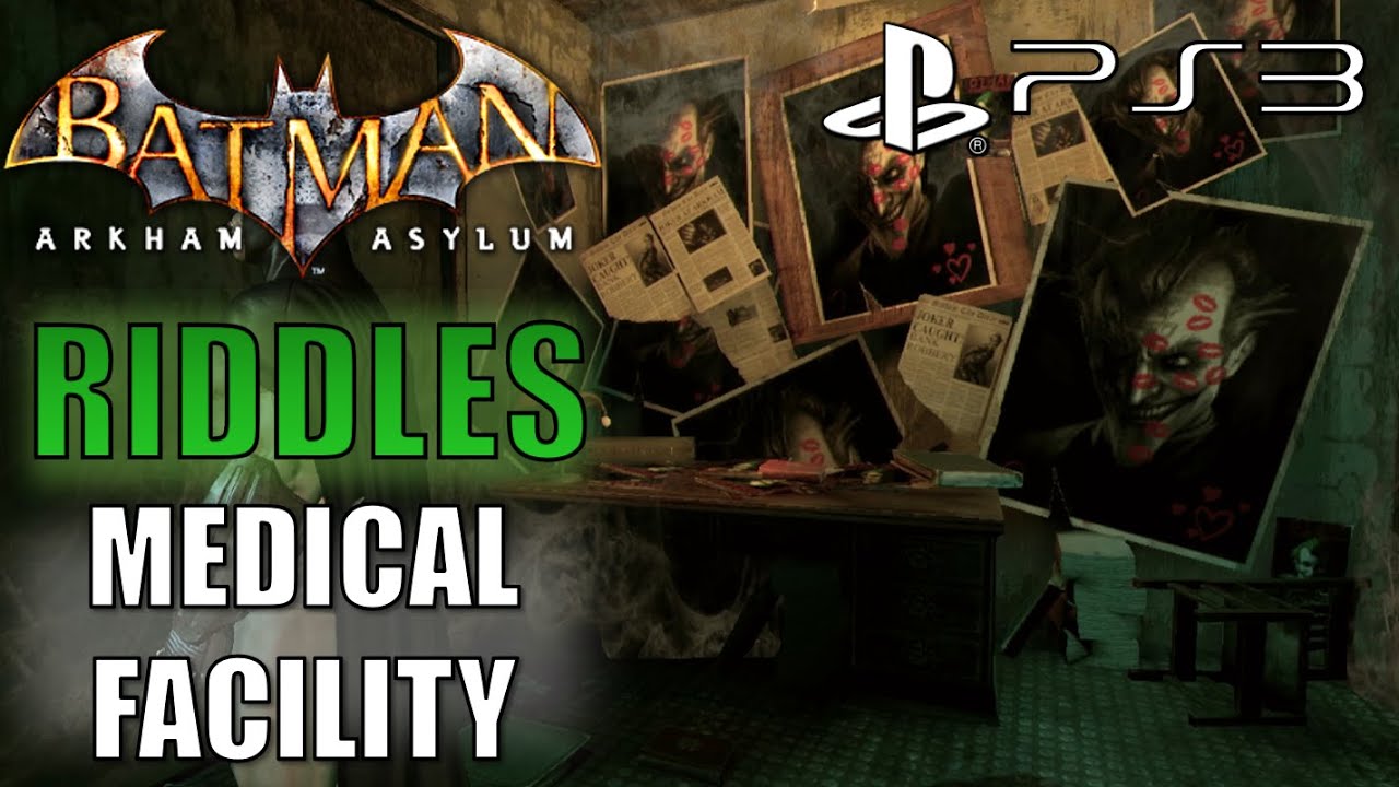 Batman Arkham Asylum Riddles Medical Facility PS3 Gameplay YouTube batman-arkham-asylum-riddles-medical-facility-ps3-gameplay-youtube