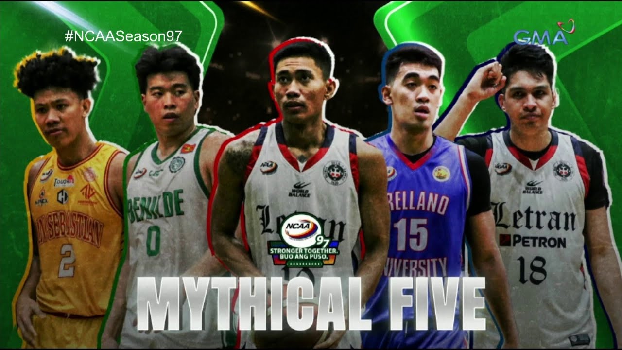 NCAA Season 97 Mythical Five: Justin Arana, Rhenz Abando, Jeo Ambohot ...