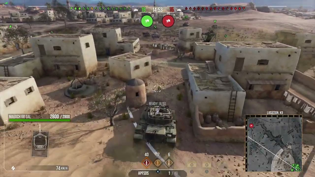 World of Tanks Console Modern Armor -- Magach 6B Gal with 8k damage ...