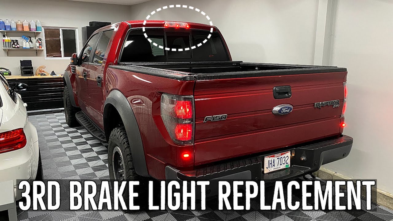 Replacing 3rd Brake Light: 2014 Gen 1 Raptor..LEDs Gone Bad - YouTube