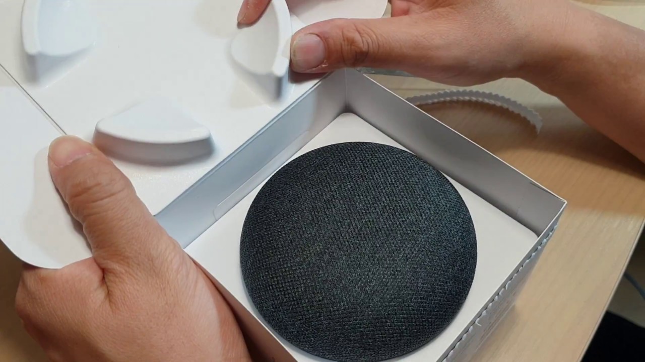 Unboxing the Google Home Mini (Google Assistant) - YouTube