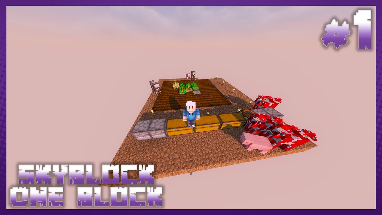 Un singur block!? - OneBlock SkyBlock - Ep1 - YouTube