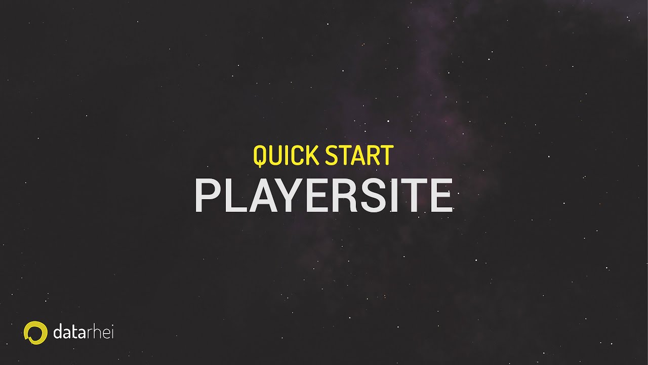 Quick start guide: Public website with video player in datarhei ...