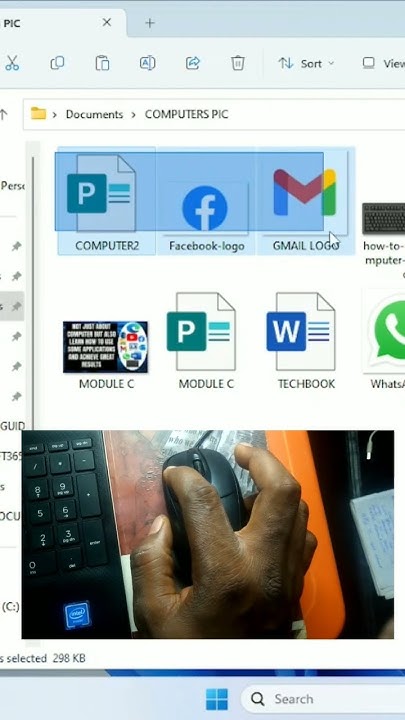 How to Select Multiple Files in Laptop (Computer) - Copy and Paste Files in Folder (Windows 11 ...