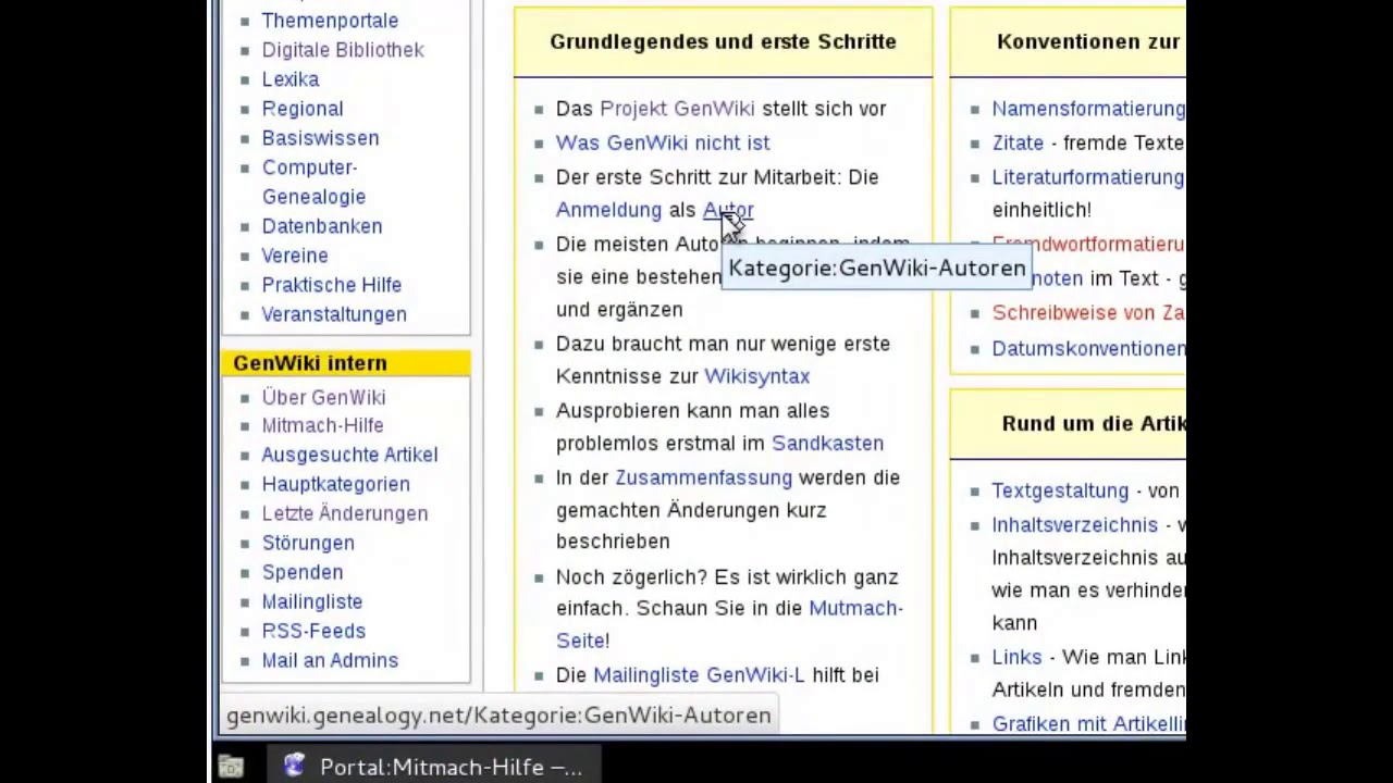 GenWiki 01 Anmelden - YouTube