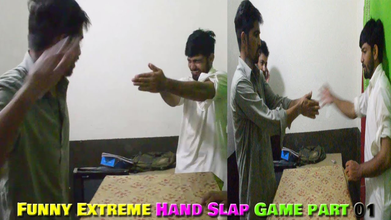 Funny Extreme Hand Slap Game Part 01 - YouTube