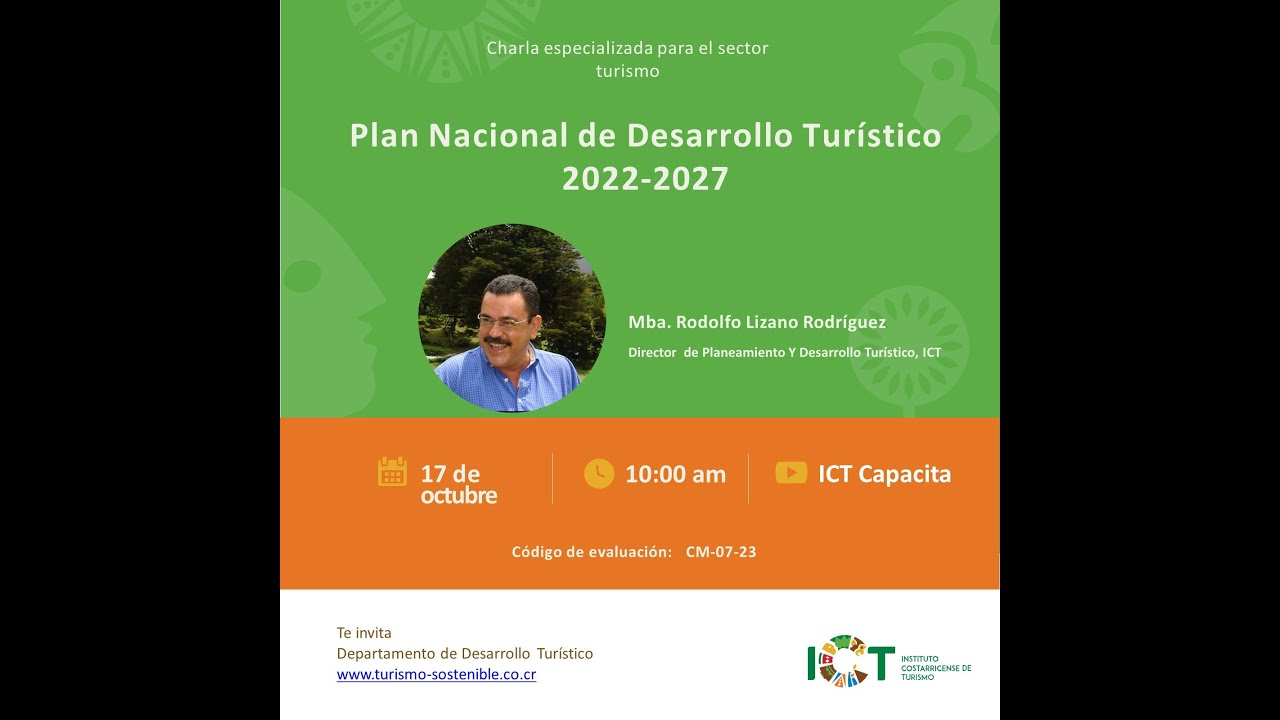 Plan Nacional de Desarrollo Turístico 2022-2027”. - YouTube