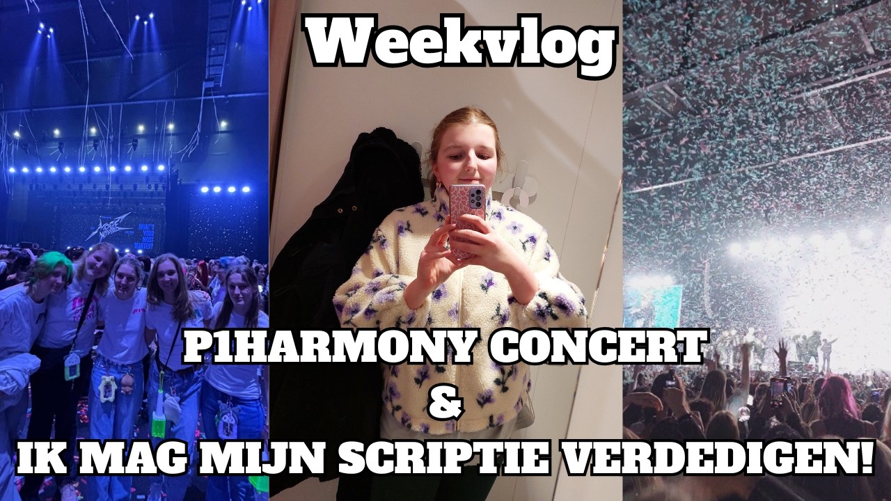 P1HARMONY concert en ik mag mijn scriptie verdedigen| - YouTube