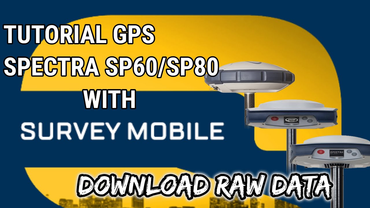 Tutorial GPS Spectra SP60 - SP80 Download RAW Data (Survey Mobile ...