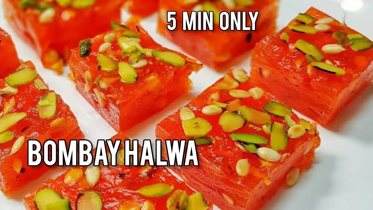 Bombay Karachi Halwa | 5 Min Easy Recipe | How to make Halwa - YouTube
