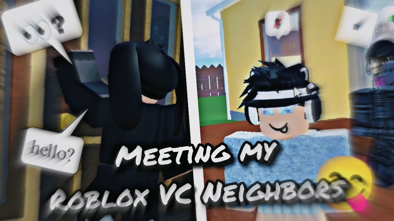 Meeting my ROBLOX NEIGHBORS.. | f6elix - YouTube