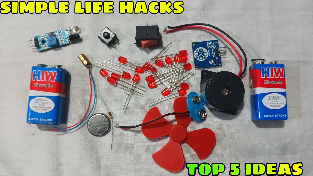 Tip 5 idea's / simple life hacks awsome idea / science project - YouTube