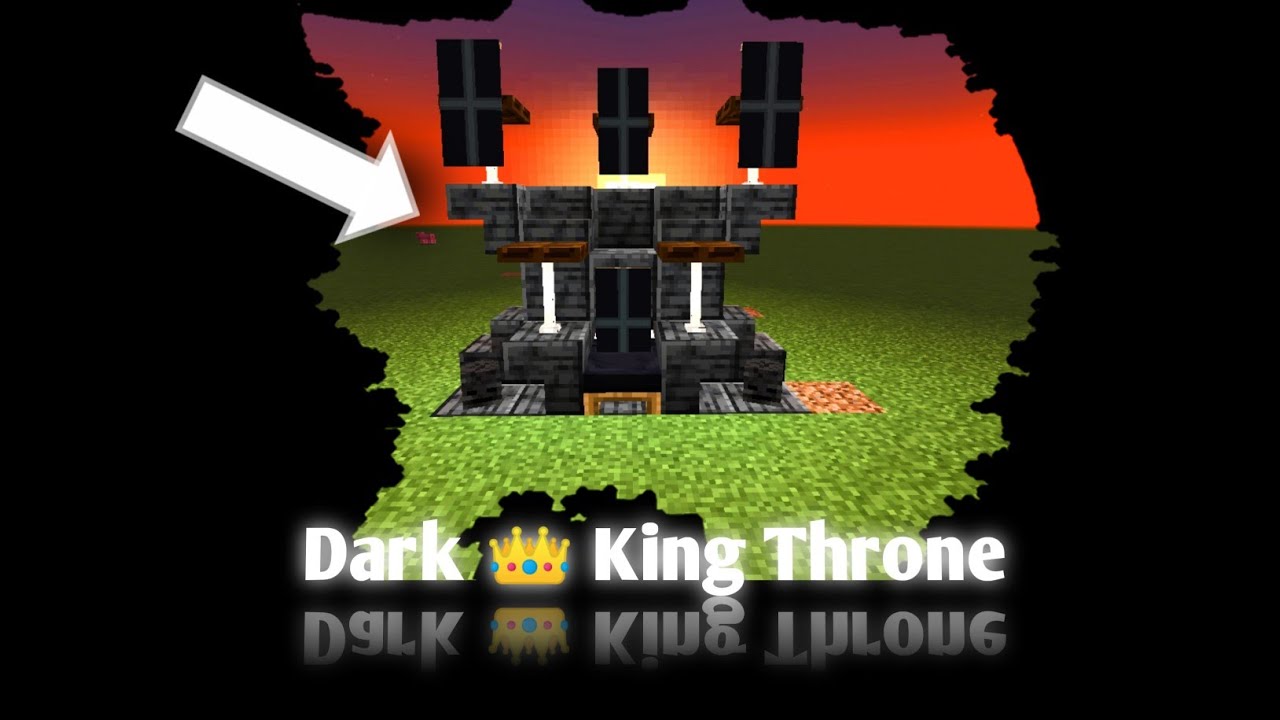 Dark King Throne tutorial#shorts #youtubeshorts #minecraft - YouTube