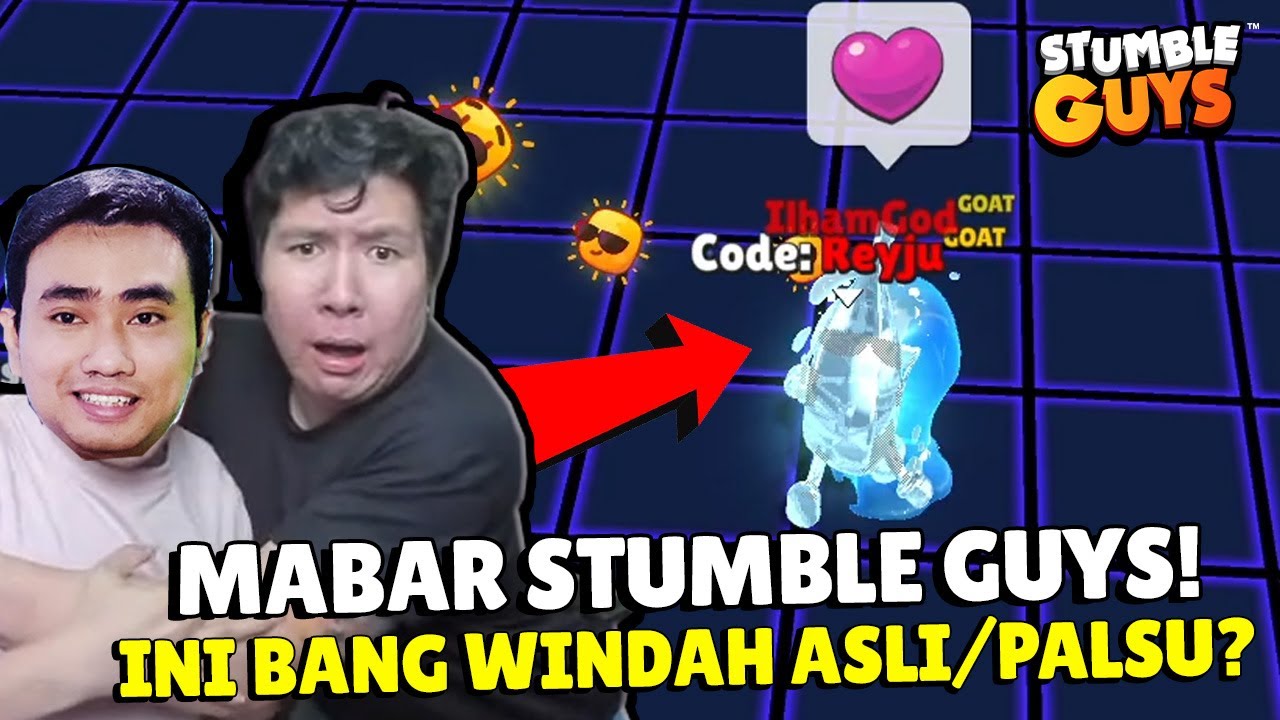 MOMEN AKU MABAR SAMA ILHAM GOD TAPI DIA YANG PILIH SEMUA MAP SAMPAI MENANG di Stumble Guys ...