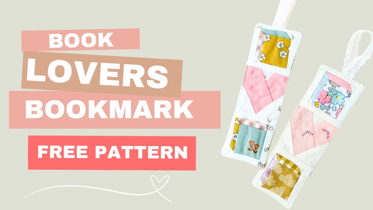 Make This ADORABLE Book Lovers Bookmark With My Free Pattern! - YouTube