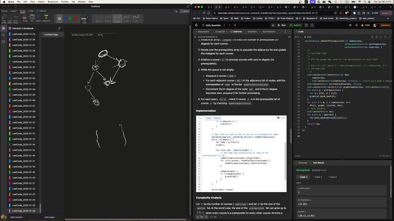 2025-01-27 LeetCode 1462 - YouTube