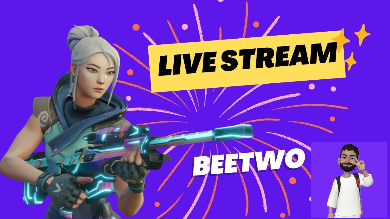BeeTwo is live | Valorant | custom fun with @midnightfps64 . !id ...