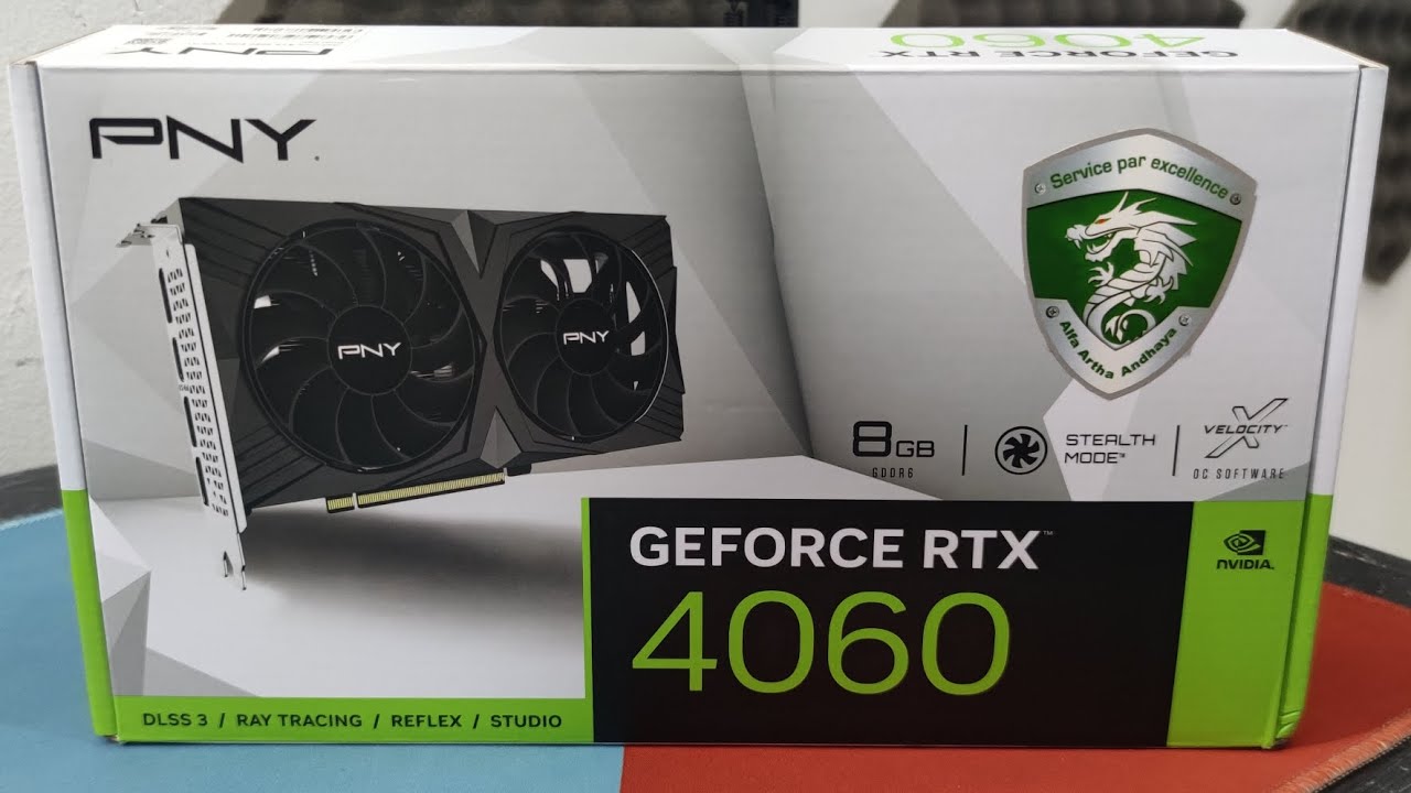 PNY RTX 4060 8GB VERTO DUAL FAN - Unboxing Only - YouTube