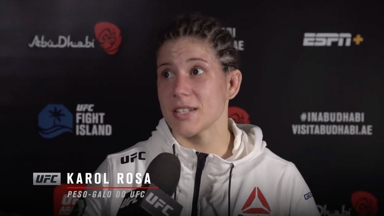 UFC 251: Entrevista de Backstage com Karol Rosa - YouTube