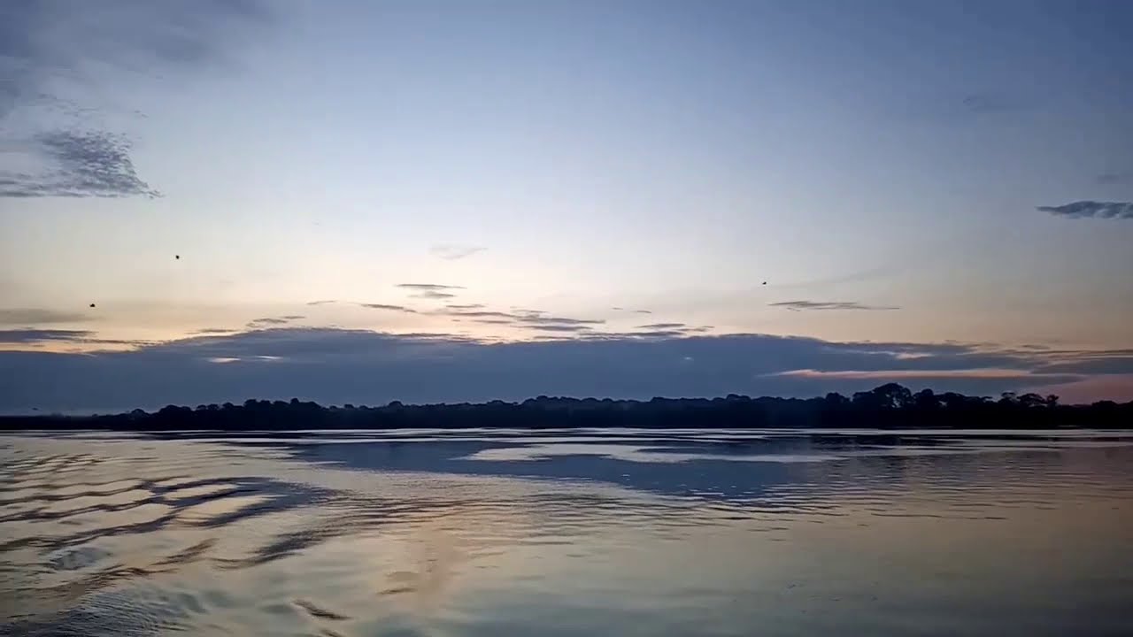 DIA AMANHECENDO NOS RIBEIRINHOS DO AMAZONAS(IMAGENS GRAVADAS PRÓXIMO A ...
